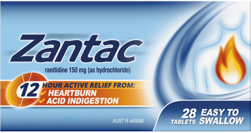 Zantac 12 Hour Active Relief | 150mg Ranitidine Tablet