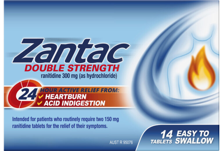 Zantac Double Strength 24 Hour Relief | 300mg Ranitidine